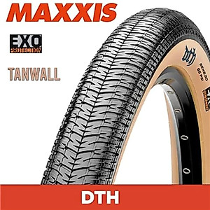 Maxxis DTH Bicycle Tyre with Folding Bead 26x2.30 EXO/Tan Wall