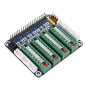 Sensor Expansion Board, ADDA Chip LED GPIO IO Port Terminal Block Development Board Clear Identification for 4B 3B CM4
