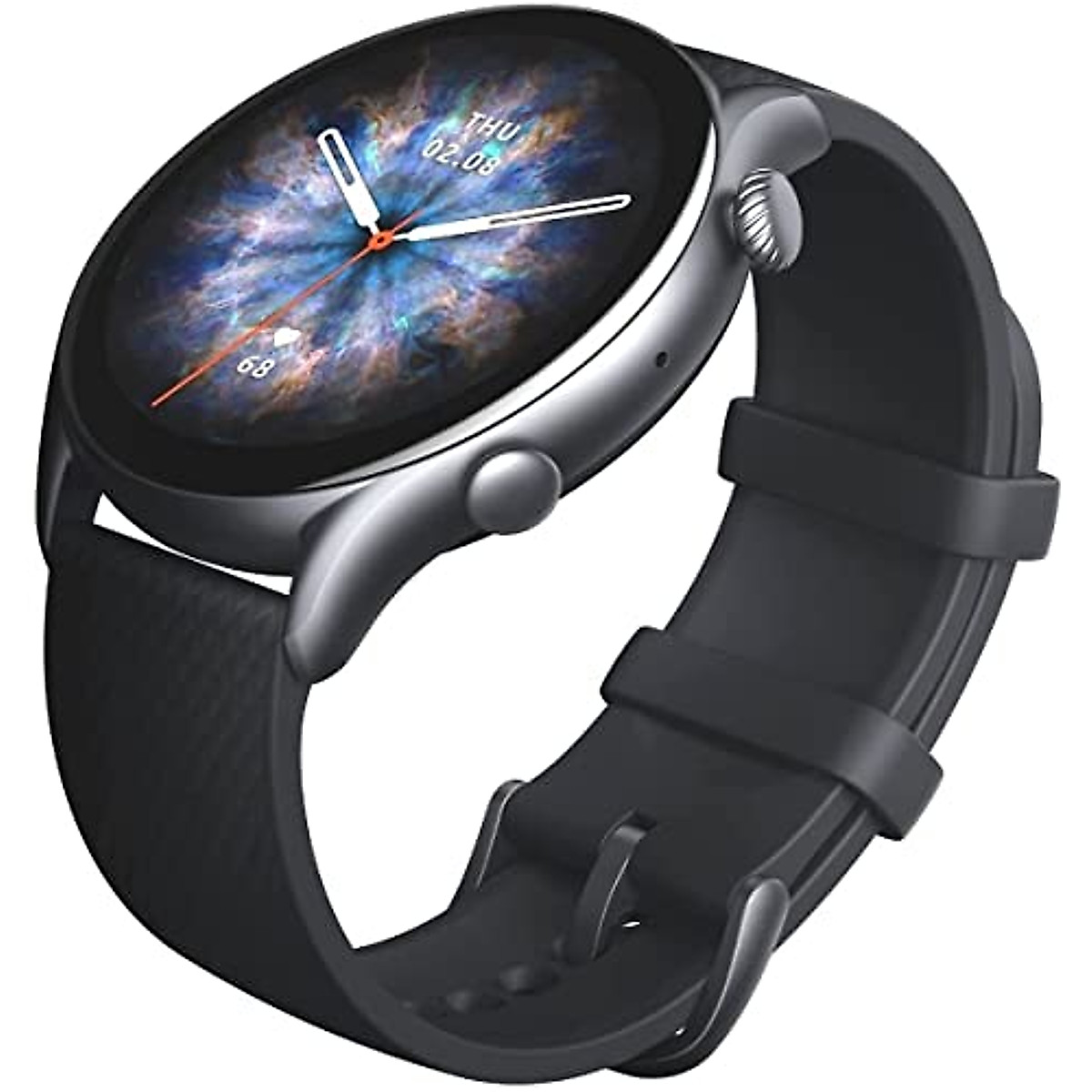 Amazfit GTR 3 Pro Smart Watch for Men,12-Day Battery Life, Alexa Built-in, Bluetooth Call & Text, GPS & 150 Sports Modes, 1.45”AMOLED Display, Fitness Watch with SpO2 Heart Rate Tracker, Black
