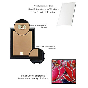 Koshtak Laddu Gopal Photo Frame For Wall Hanging Temple, Puja Room, Home Wall Decor & Worship with Unbreakable Glass &Golden Synthetic Photo Frame