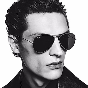 Ray-Ban RB3025 Aviator Evolve 9001A5 55M Shiny Light Bronze/Crystal Lens Pink Brown Gradient Sunglasses For Men For Women + BUNDLE with Designer iWear Kit