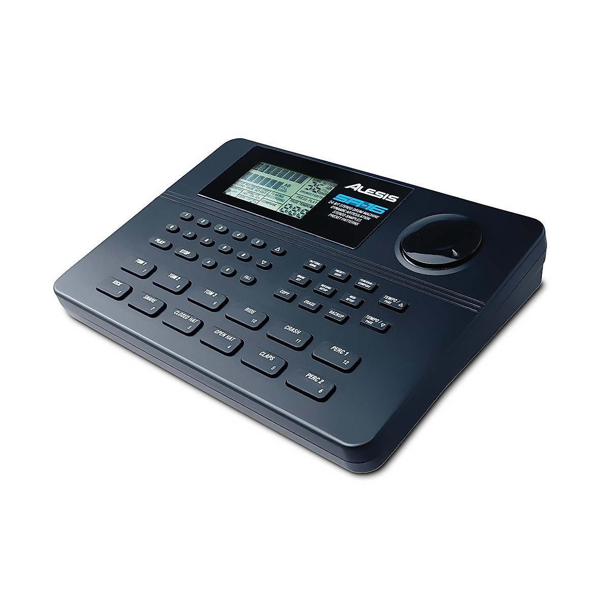 Alesis SR-16 Studio-Grade Standalone Drum Machine (Black) + Hosa 5-Pin DIN to 5-Pin DIN MIDI Cable (5 Feet)