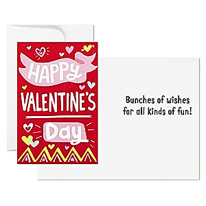 Hallmark Assorted Valentines Day Cards for Kids, 12 Cards with Envelopes (Unicorns, Bears, Llamas)