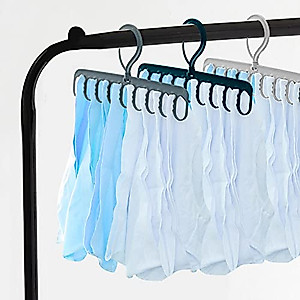 Colcolo Clothing Hanger Clothes Drying Rack Drying Hanger Closet Storage Organization for Pants, Gray
