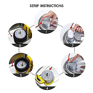 16 Pcs Cat Water Fountain Filters, Replacement Filters for 3.2L/108oz Stainless Steel Pet Fountain Carbon Filters for Automatic Dog Water Dispenser 8pcs Carbon Filters + 8pcs Sponges