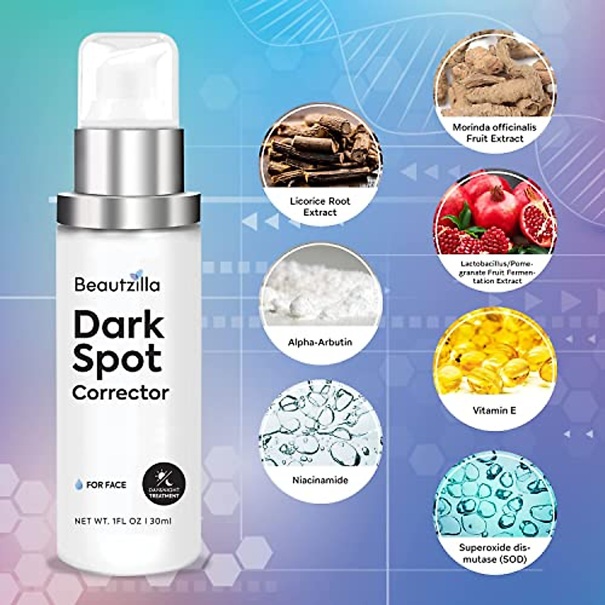 Dark Spot Remover for Face,Dark Spot Corrector Serum,Hyperpigmentation Treatment,Advanced and Natural Formula - - Removes Freckles, Sun Spots, Melasma and More