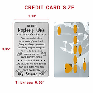 Gezxin Pastor's Wife Appreciation Gifts for Women- Gifts for Pastors Wife Appreciation Day Birthday Ideas- Anniversary Christmas Valentines Day Easter Presents