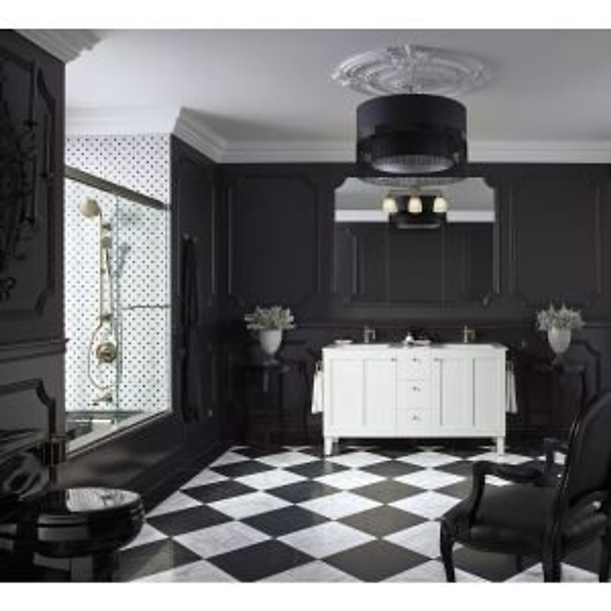 Kohler K-45905-2BZ Hydrorail-S Bath and Shower Column, Oil-Rubbed Bronze