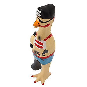 Pirate Chicken Screaming Dog Toy - Interactive Fun for Dogs & Pets - Halloween Favors