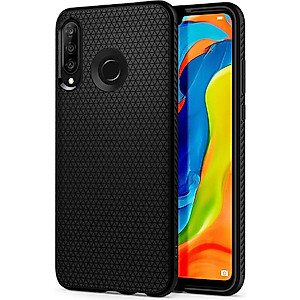 Spigen Liquid Air Designed for Huawei P30 Lite Case (2019) - Matte Black