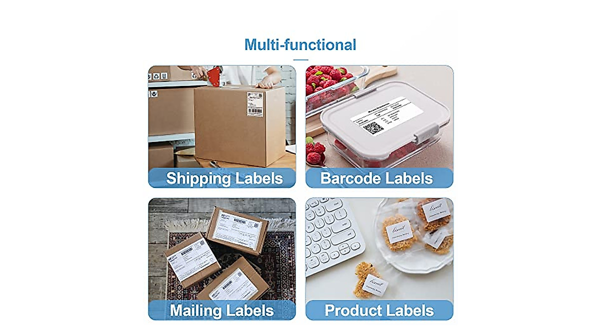 BizPal DTP-1000 Thermal Printer - Fast 4x6 Label Printing for Business