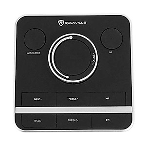 Rockville ONE-Tower All-in-One Tower Bluetooth Speaker System+HDMI/Optical/RCA, Black