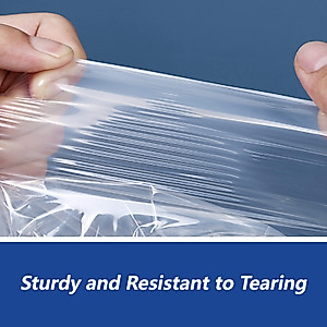 iMailer - 200 Count - 9" x 12" Clear Plastic Poly Bags with Suffocation Warning Self Seal for A4, Documents, Clothing, Shipping, Packaging - Resealable Adhesive, Not Strong