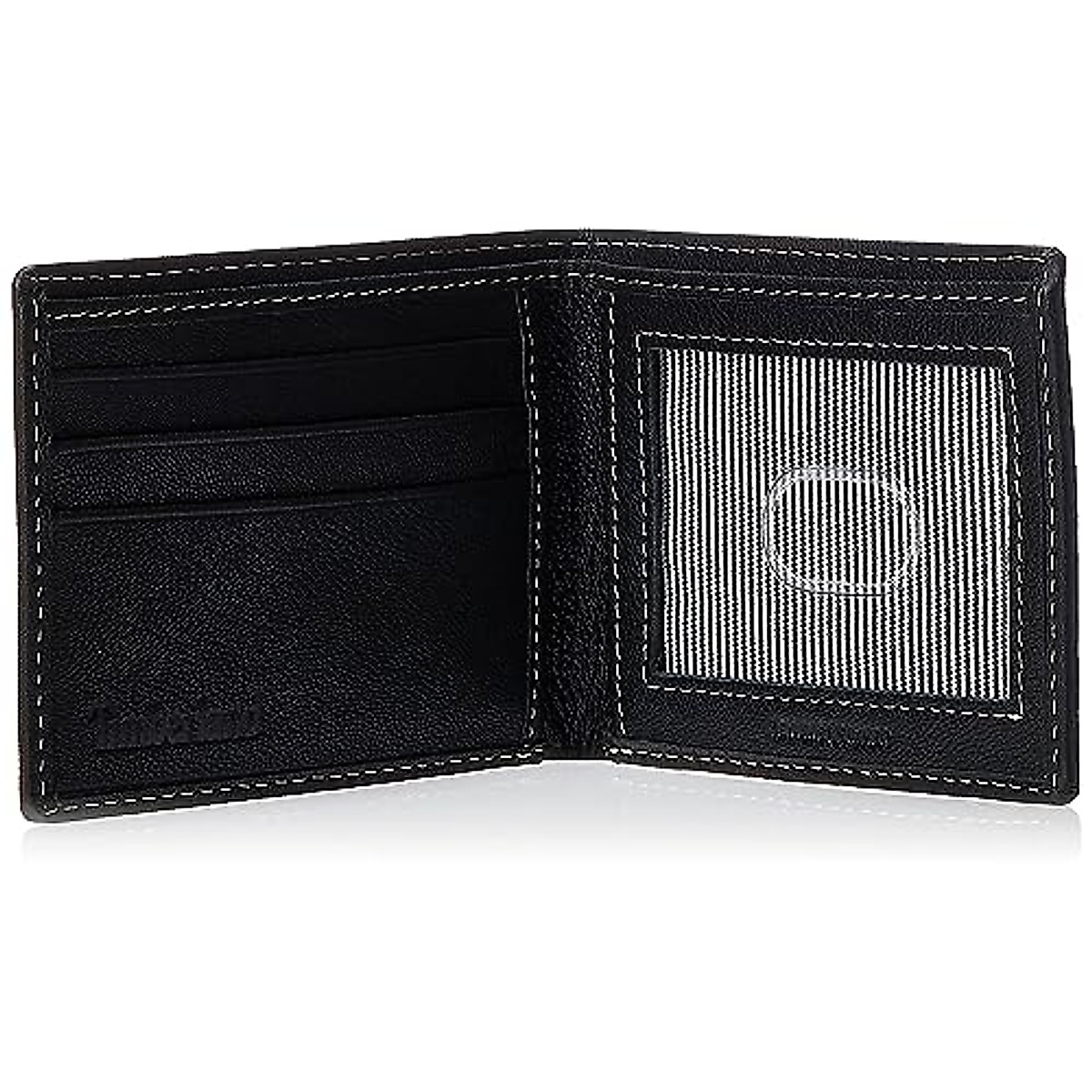 Timberland mens Blix Slimfold Leather Wallet, Black, One Size