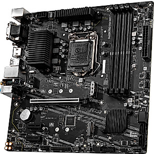 MSI B460M PRO-VDH WiFi ProSeries Motherboard (mATX, 10th Gen Intel Core, LGA 1200 Socket, DDR4, Dual M.2 Slots, USB 3.2 Gen 1, 2.5G LAN, D-SUB/DVI/HDMI, Wi-Fi) (Renewed)