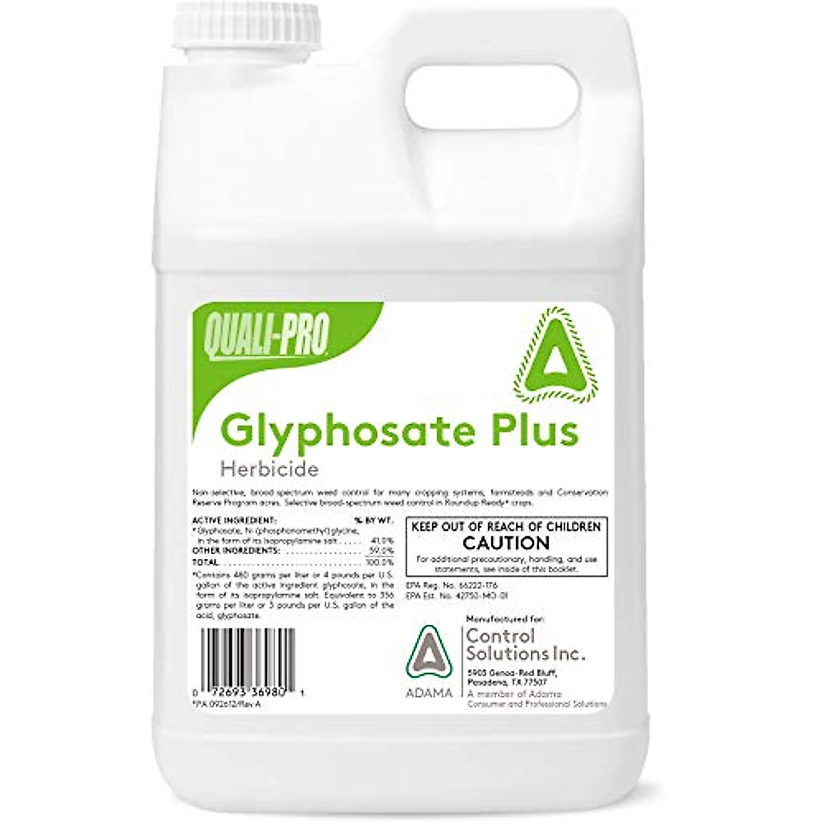 Glyphosate 4 + Plus Herbicide - 41% Glyphosate with Surfactant - 2.5 Gallon Credit 41 Extra