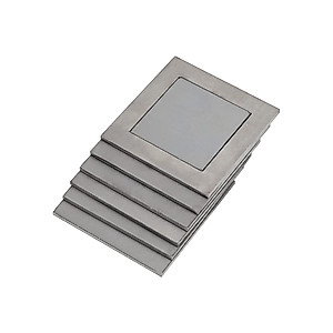 Luckyweld Welding Practice Kit, Mild Steel Welding Coupons 6pcs, 3 and 2 Inch Wide, Suitable for Novice MIG, TIG, Stick, Arc,MMA Welding Kit(Mild steel)