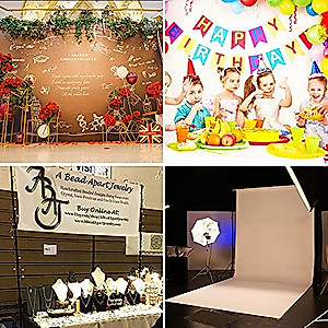 ShowMaven Backdrop Stand, 6.4ft x 10ft Adjustable Photo Background Stand with Carry Bag for Photography Photo Video Studio, Baby Shower, Birthday Party (6.4ftx10ft)