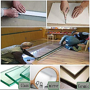 Qovydx 5Pcs Glass Grozer Pliers Glasses Running Pliers Oil Glass Cutters Tools Glass Cutting Kit with Extra Rubber Tips for Stained Glass