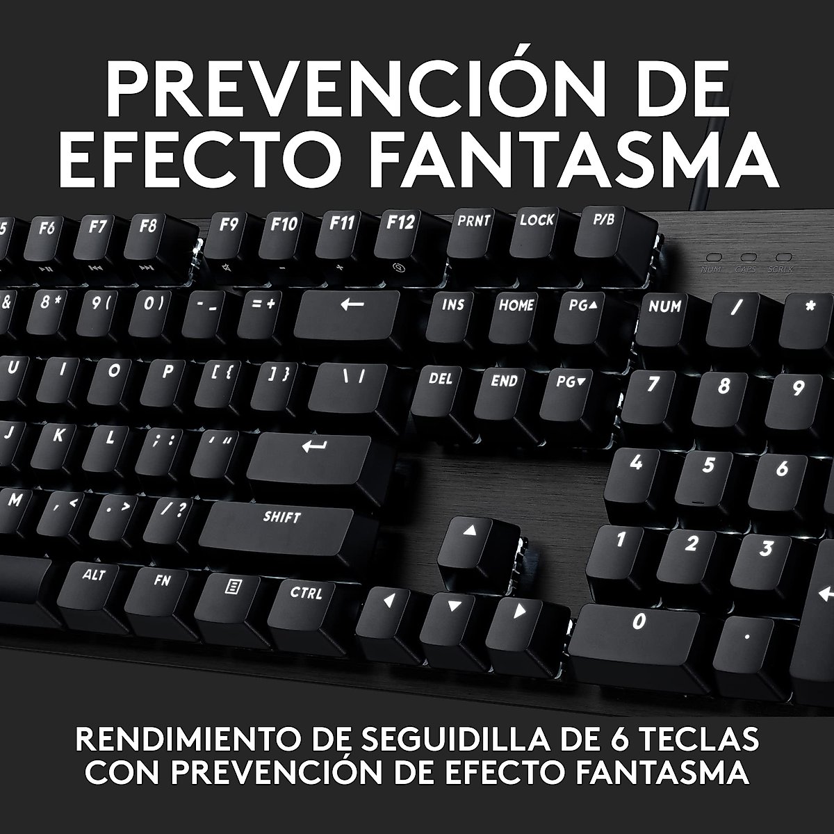 Logitech G413 SE Full-Size Mechanical Gaming Keyboard - Backlit Keyboard with Tactile Mechanical Switches, Anti-Ghosting, Compatible with Windows, macOS - Black Aluminum (Renewed)