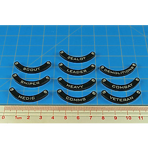 LITKO Specialist Base Hugger Token Set, 32mm Bases, Compatible with Warhammer: Kill Team, Translucent Grey (10)