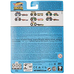 Hot Wheels Monster Trucks, 1:64 2-Pack 5 Alarm, Toy Vehicle for Kids Ages 3 and Up