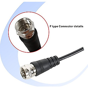 Chaowei High Gain TV Antenna Amplifier Signal Booster for HD TV Antenna with USB Power Supply, Boost Any Passive Antenna up to 50 Miles Range Gain 25dB