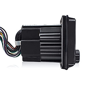 Herdio 3 Inches Marine Radio Bluetooth Waterproof, UTV Marine Stereo Receiver,Gauge Style Head Unit, Perfect for Marine,ATV, Boat, RZR