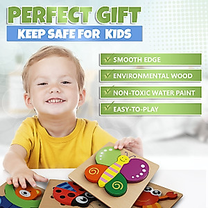 Magnetic Color and Number Maze - Wooden Puzzle Baby Toys