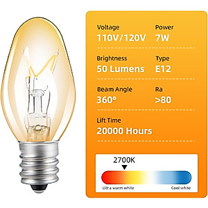 Jahy2Tech Original 18 Pcs Flea Trap Replacement Light Bulbs, Special for Flea Traps for Inside Your Home, Friendly for Kids & Pets, Warm Light