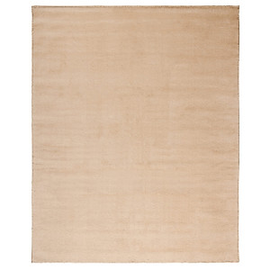 SAFAVIEH Himalaya Collection Area Rug - 9' x 12', Beige, Handmade Wool, Ideal for High Traffic Areas in Living Room, Bedroom (HIM610E)