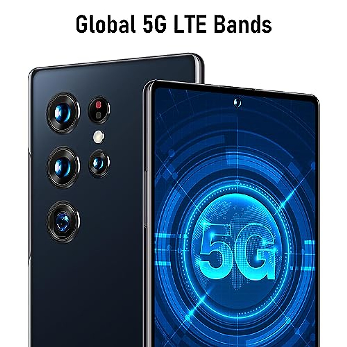 ExAchat C22 Unlocked Phones, 6GB+256GB Android 13 Smartphone 7.3 FHD+ Display120Hz Refresh Rate,64MP Triple Camera 7300mAh Dual SIM Cell Phone with Headset/Pen/GPS/Face ID