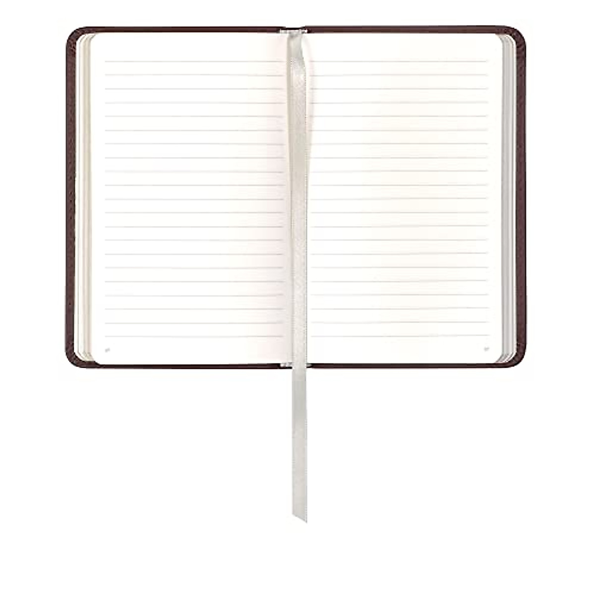 Leatherpress Classic Leather Notebook Journal, Softcover, Cacao Brown, Pocket (3.8" x 5.7"), 186 Ruled Pages, Heritage Collection, Table of Contents w/Numbered Pages