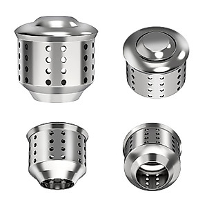 ADBZEN Moka Pot Stovetop Espresso Coffee Maker Accessories Anti-Splash Valve Stainless Steel