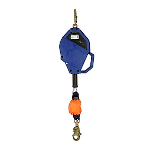 3M DBI-SALA Smart Lock Leading Edge Self-Retracting Lifeline 3503822, Galvanized Cable, Blue, 30 ft. (10m)
