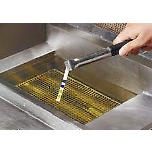 3M Low Range Frying Oil Quality Test Strips Kit, 1005, Monitor Shortening Quality with Oil Test Paper, Accurately Measures FFA Concentration up to 2.5 Percent, 1 Bottle of 40 Oil Test Strips