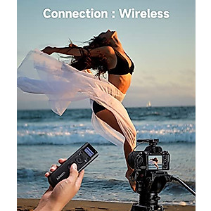 Wireless Digital Timer Remote Shutter Release Trigger Intervalometer for Canon EOS Rebel T6 T7 80D 70D 60D 60Da 77D T7i T6i T6s SL2 SL1 T5 T3 T5i T4i T3i T2i EOS R M6 M5 Cameras…