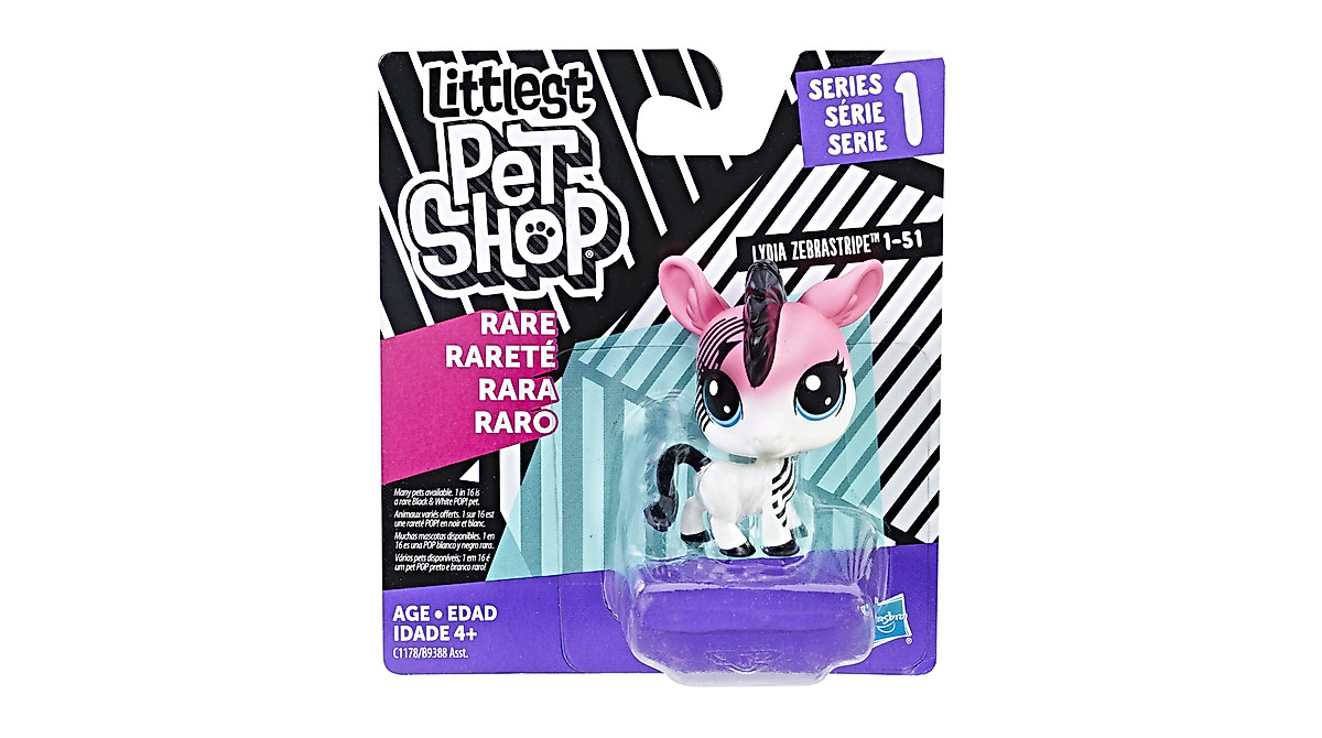 Littlest Pet Shop Zebra Playset - Create & Digital Fun for Girls