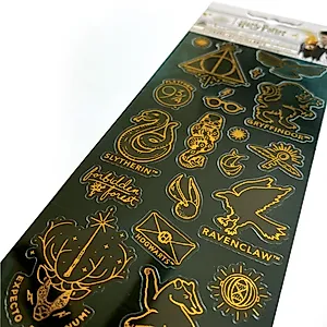 Paper House Productions Harry Potter Signs & Symbols Shiny Foil Enamel Effect Sticker Sheet for Crafts, Scrapbooking & Collecting