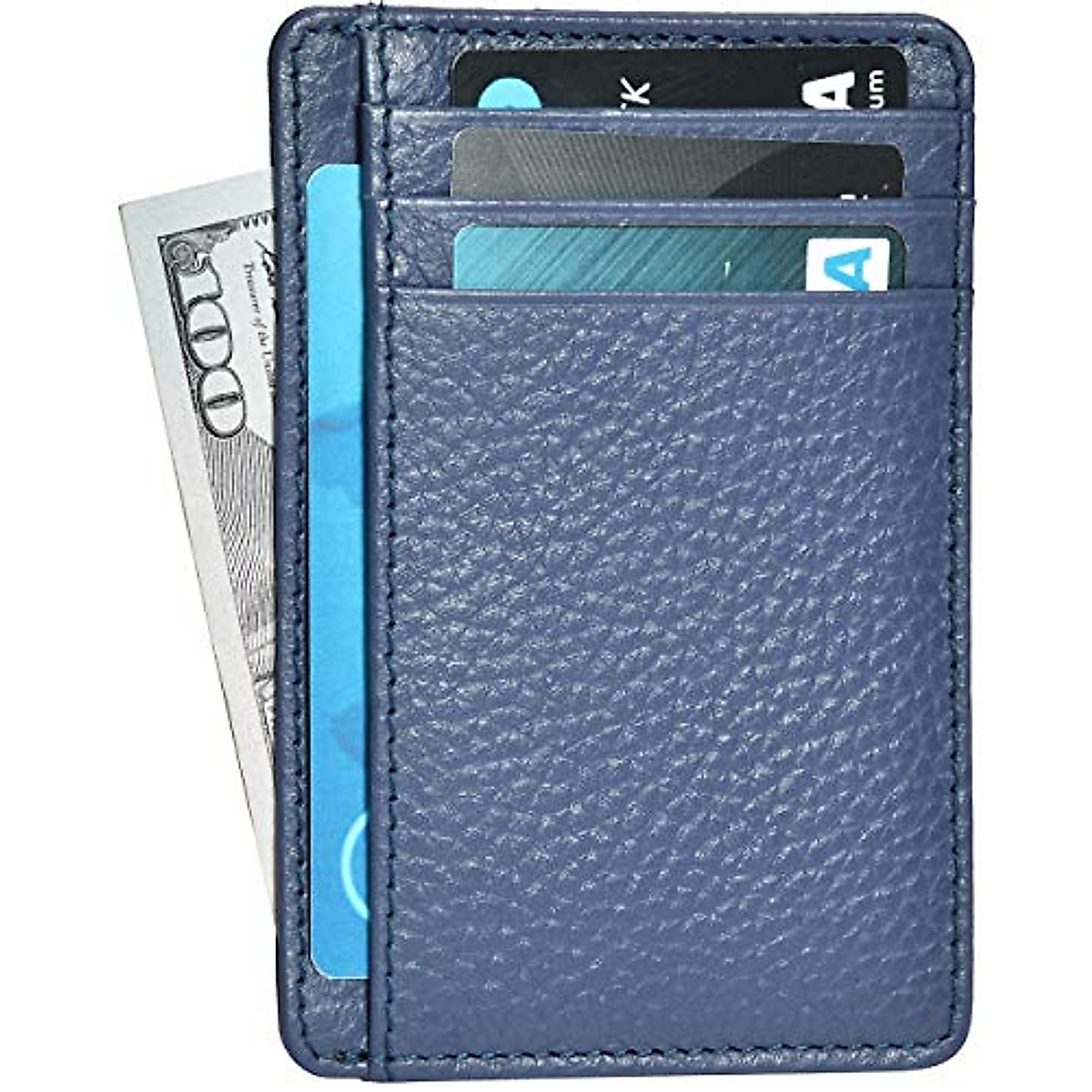 Fashionable Purple Leather Wallet | RFID Blocking | Handy | Compact | Multiple Gift Card Slots | Unisex Wallet