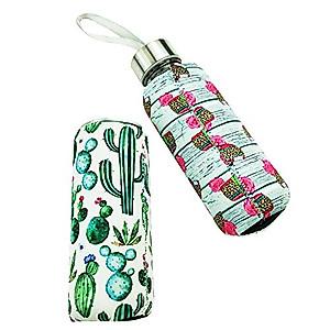 HaiMay 10 Pieces Slim Beer Can Sleeves /Cooler Covers Fit for 12oz Slim Energy Drink Beer Cans, Fashion Styles