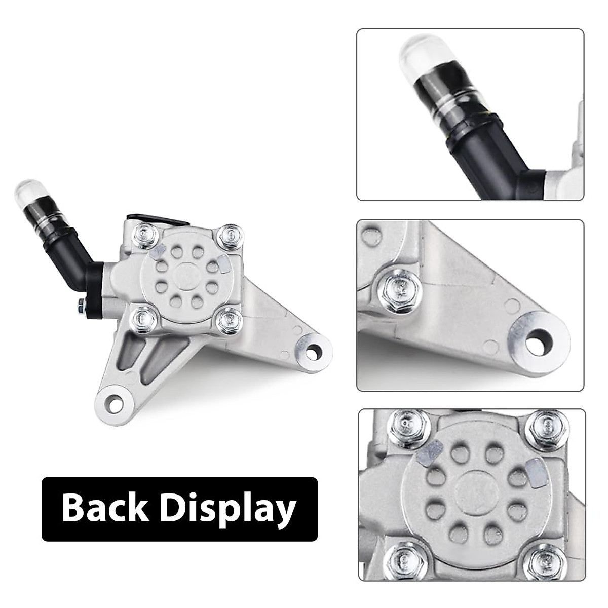 WMPHE Power Steering Pump Compatible with Honda Accord 3.0L V6-2003 2004 2005 2006 2007, Acura MDX 3.0L V6 2003 to 2006, Replacement for OEM 21-5349, 56110-RCA-A01, 56110-RDJ-A01