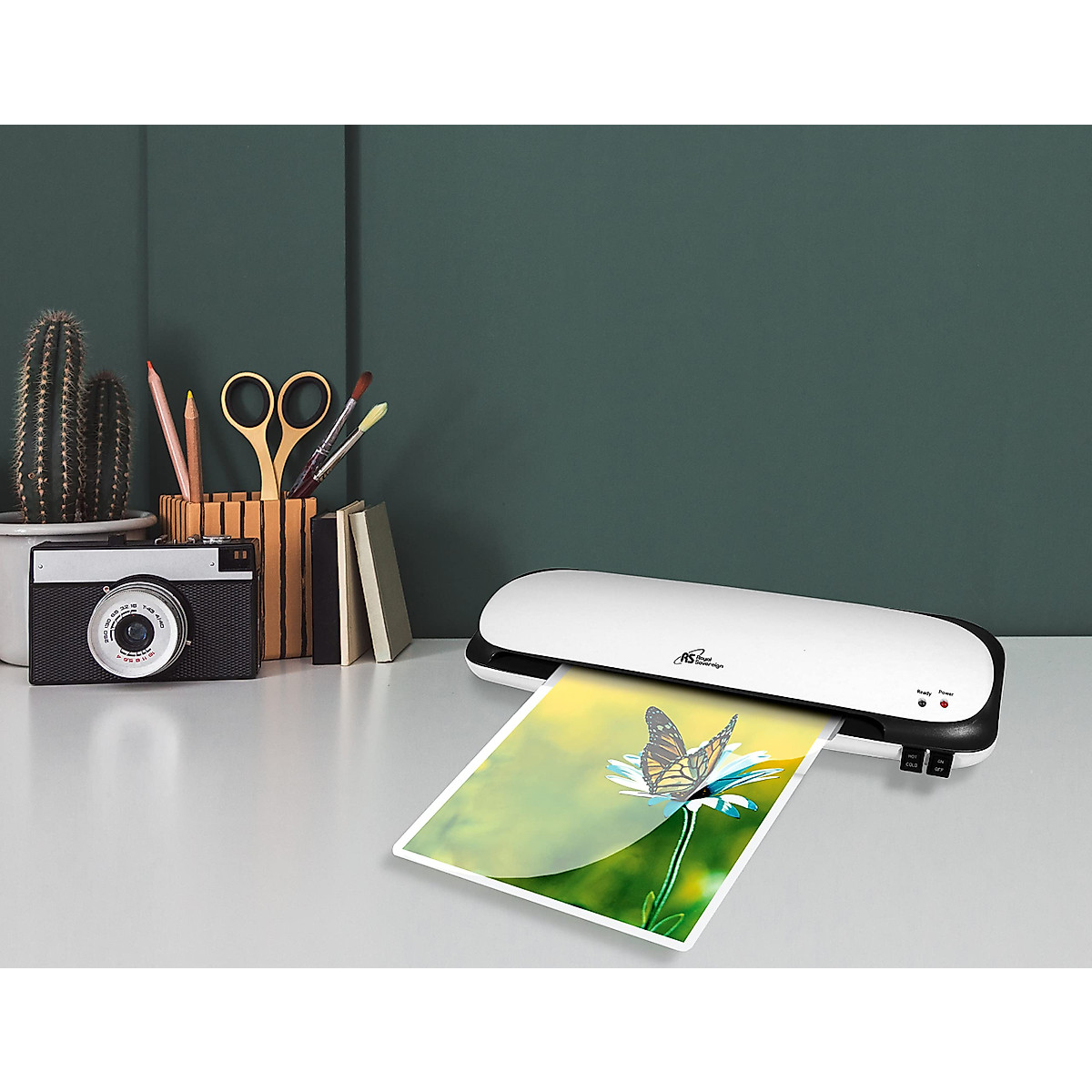 Royal Sovereign 12" Desktop Laminating Machine with Jam Release Lever (CL-1223) , White