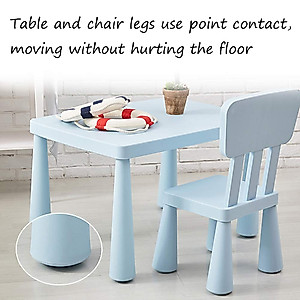 Soerreo Children's Chair Kindergarten Baby Learning Chair Plastic Game Chair Removable