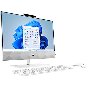 HP Pavilion 24 Desktop 2TB SSD 32GB RAM Extreme (Intel Core i7-11700K Processor with Turbo Boost to 5.00GHz, 32 GB RAM, 2 TB SSD, 24" Touchscreen FullHD, Win 11) PC Computer All-in-One