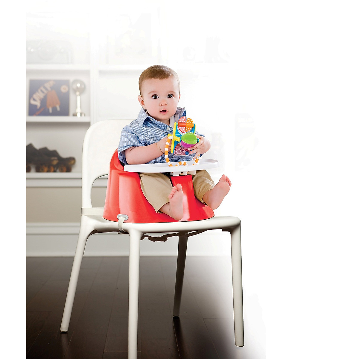 Prince Lionheart bebePOD Flex Plus Baby Seat, Orange