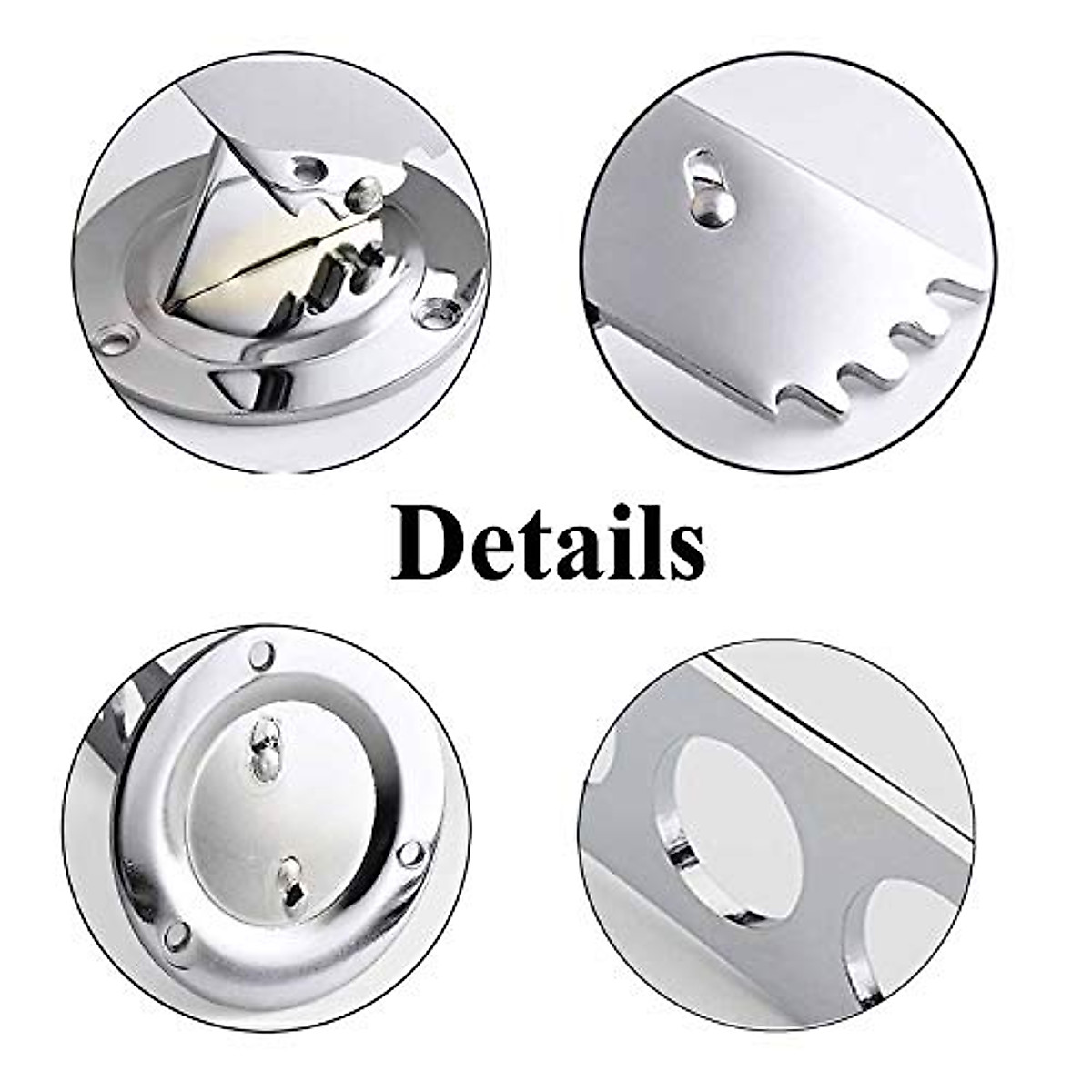 AWOCAN Stainless Steel Wall Mounted Clothing Hanger Angle Adjustable Foldable Laundry Closet Space Saver Organizer Hanger Rack (7 Hole)