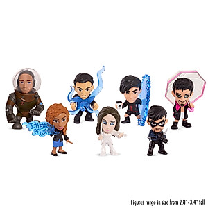 Just Play The Umbrella Academy 7-Pack Figure Set, Collectible Figurines, Figure Size Varies, Kids Toys for Ages 14 Up, Amazon Exclusive