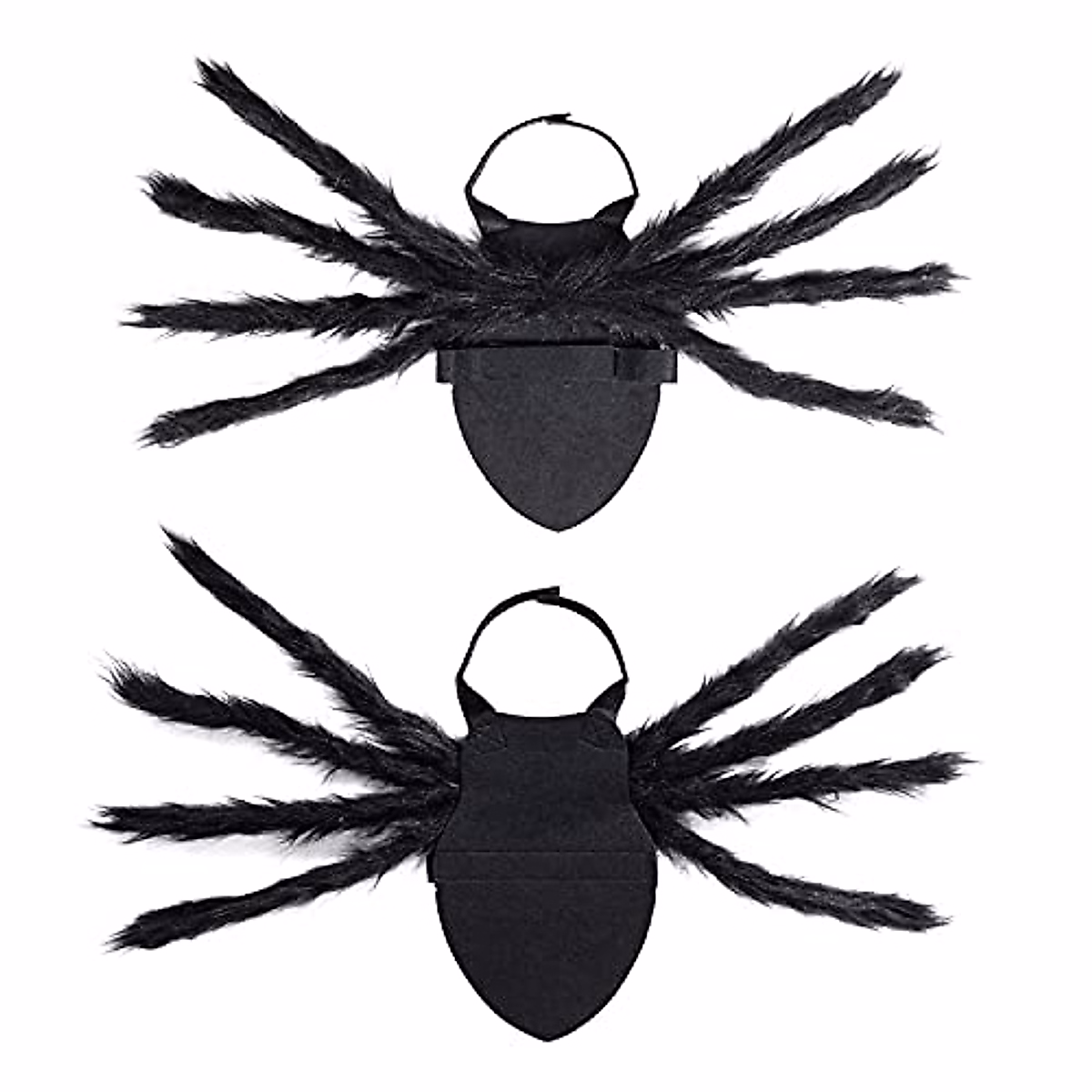 ZC Halloween Spider Costume for Small Dogs and Cats, Halloween Funny Pet Dog Puppy Cosplay Costume with Adjustable Velcro
