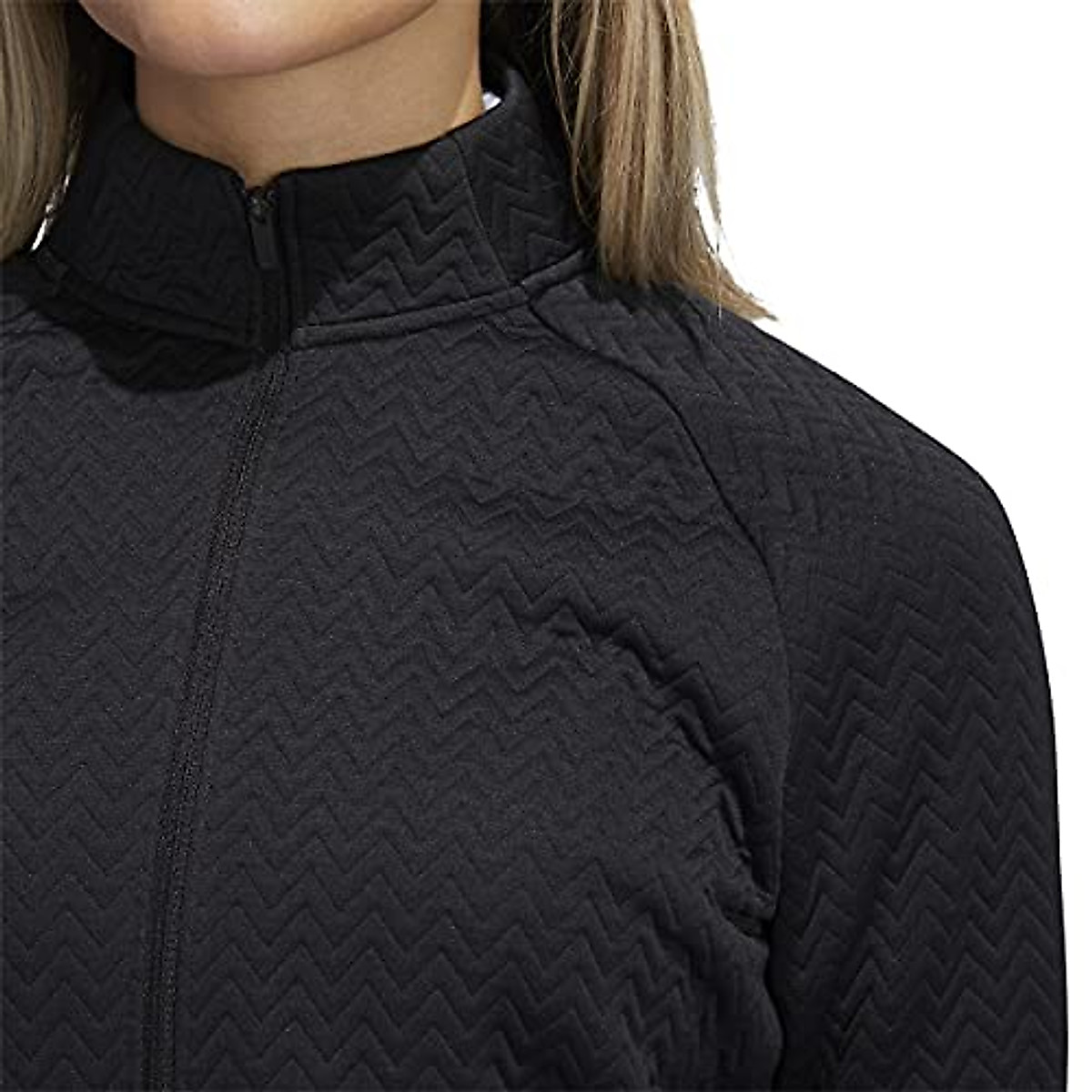 adidas Golf Textured Layer Jacket, Black, Small